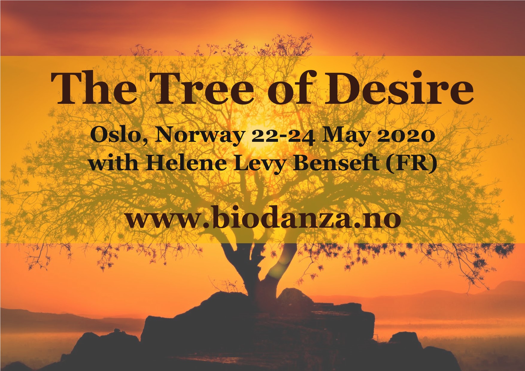 The tree of Desires - Oslo 22-24 May 2020 with Helene Levy Benseft ...